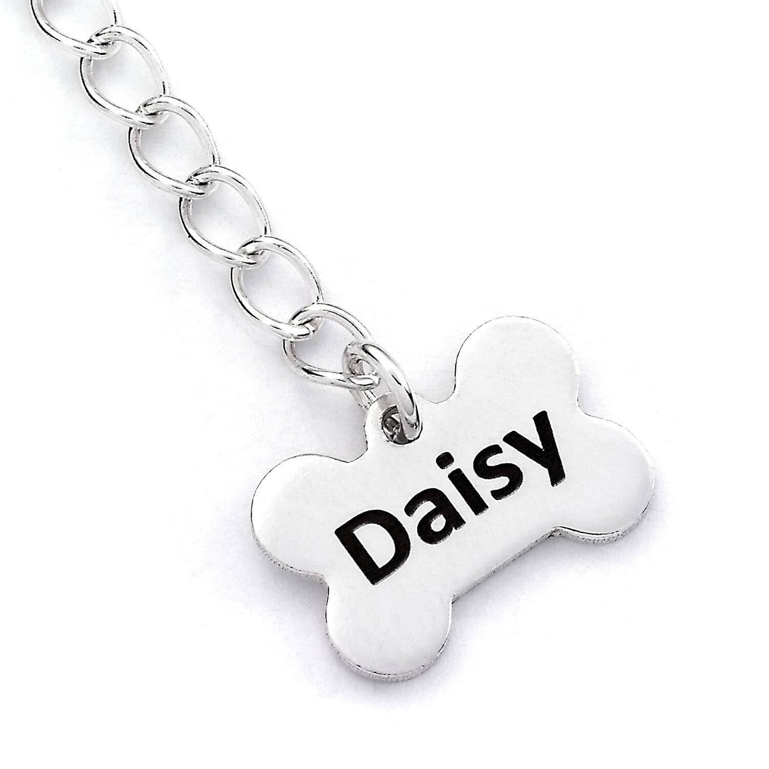 Personalised Staffordshire Bull Terrier Silver Necklace - Staffy ...