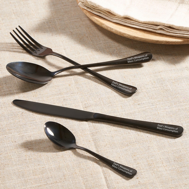 Cutlery Set Design Silver - Etsy UK