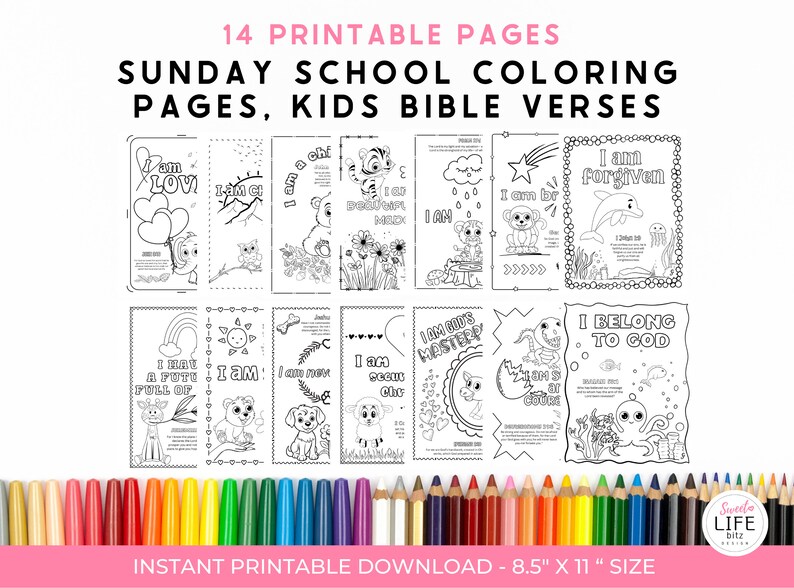Sunday School Coloring Pages, Preschool Bible Verses, Daily Biblical ...