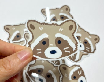 Pizza Raccoon Sticker Set, Cute Raccoon Sticker, Meme Sticker, Kawaii ...