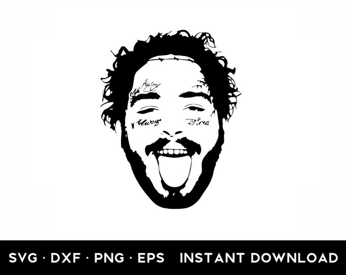 Post Malone SVG Png Dxf Eps Vector File, Post Malone Svg,post Malone ...