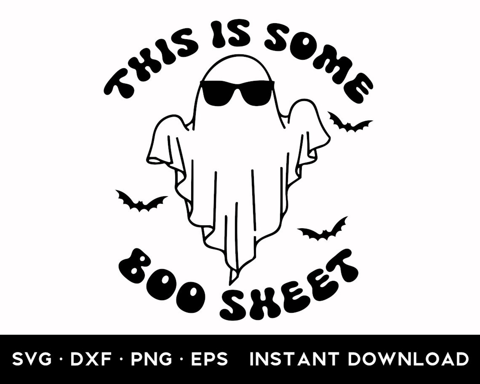 Funny Halloween Svg, Ghost, Halloween Shirt, Boo Sheet Files for Cricut ...