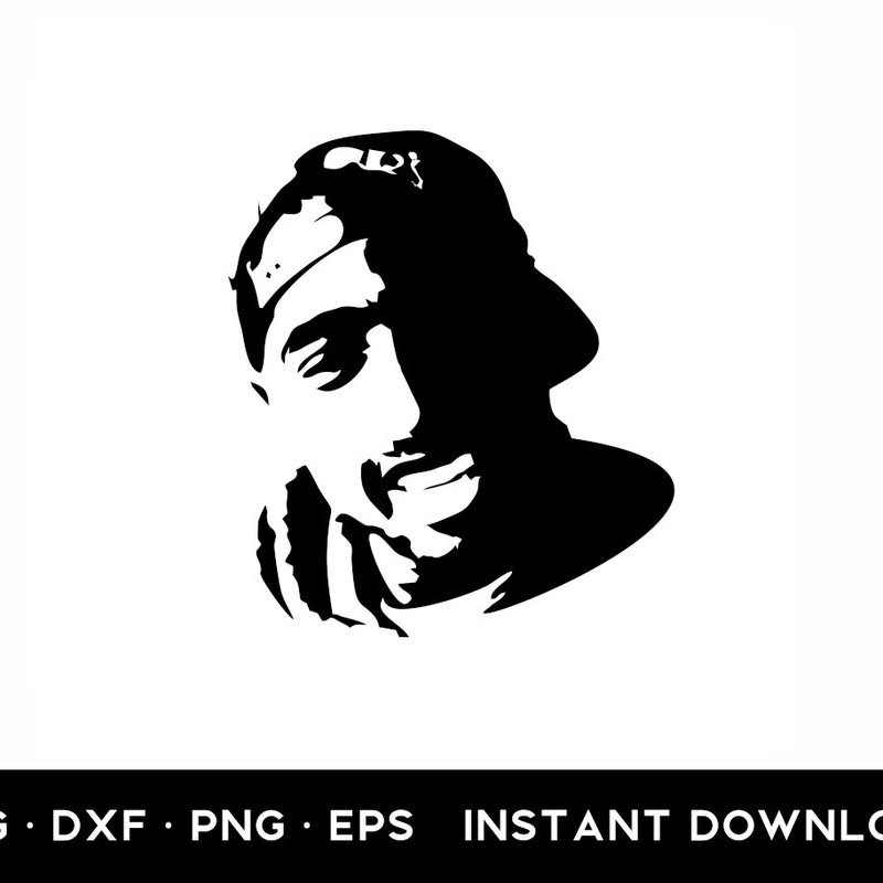 Tupac Svg - Etsy
