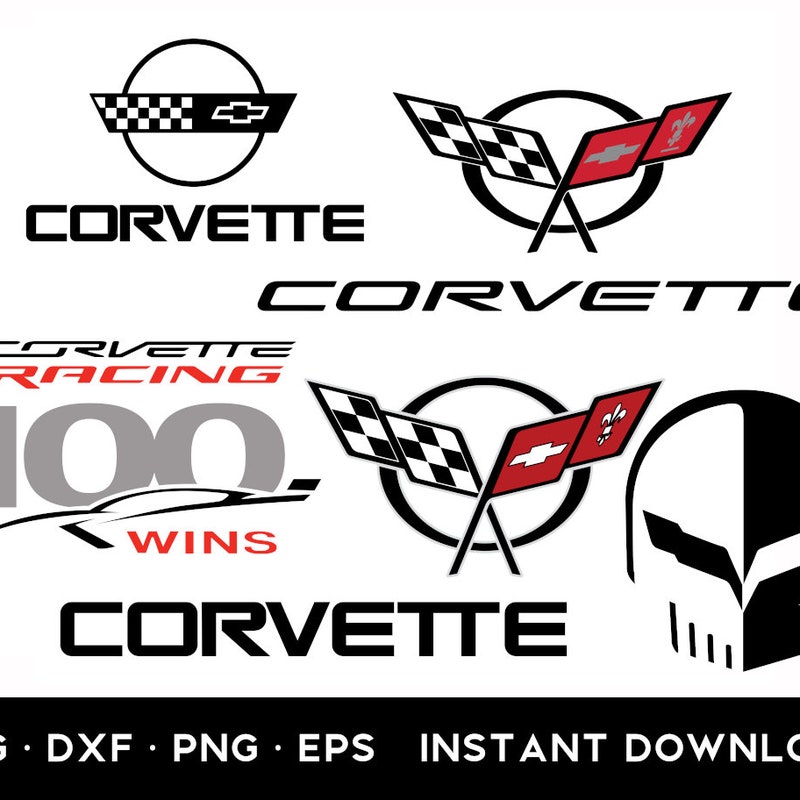 Corvette Silhouette - Etsy