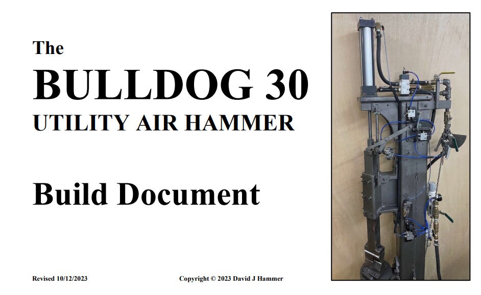 The Bulldog 30 Utility Air Hammer Build Document - Etsy