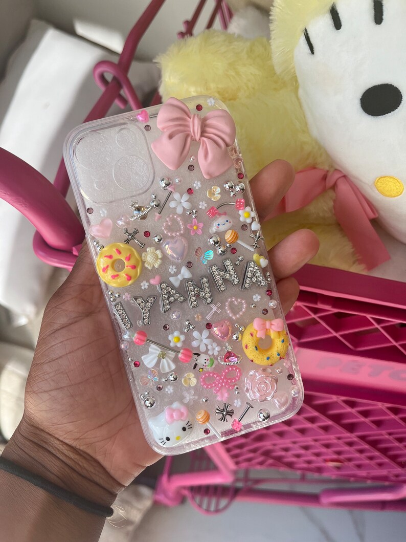 Junk Case Y2K Trendy Pink Hello Kitty Phone Case Junky Case - Etsy