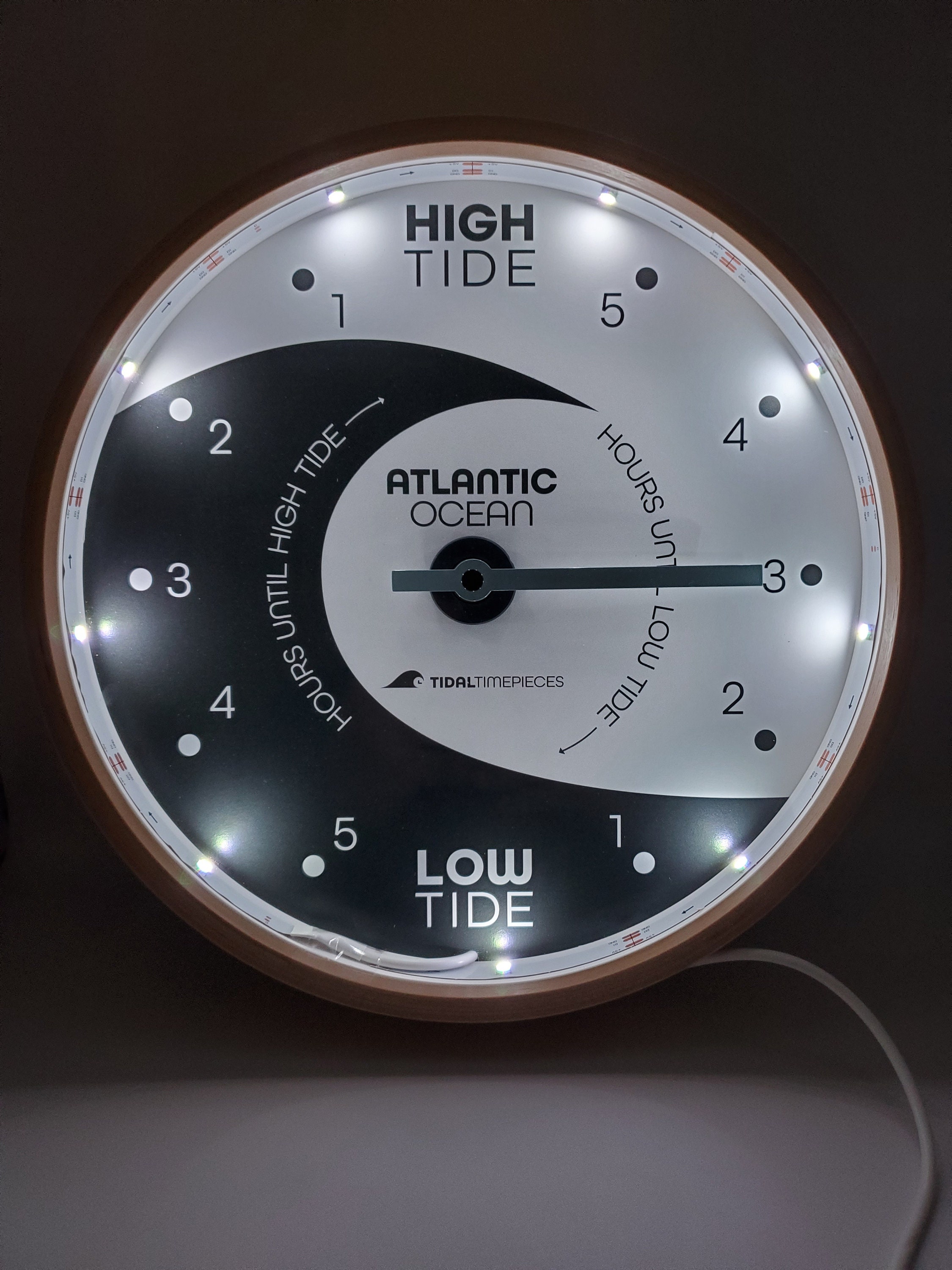 Yin and Yang LED Tide Clock - Etsy