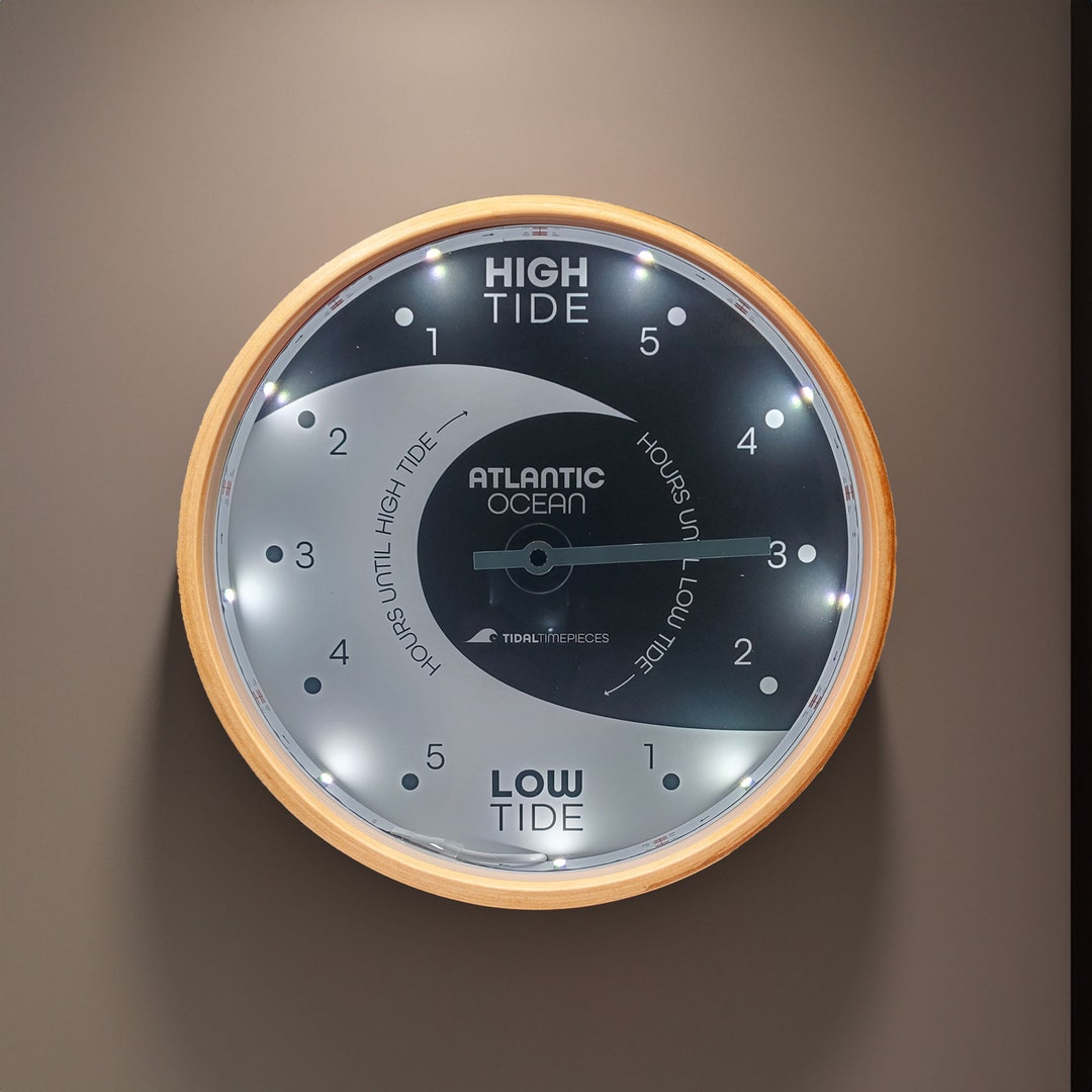 Tidal Eclipse LED Tide Clock - Etsy