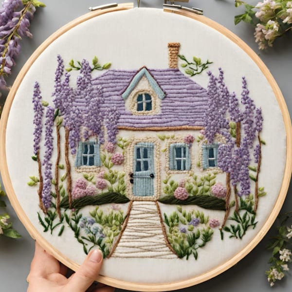 House Embroidery - Etsy