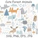 Cute Winter Animals Vector Images SVG | PNG | JPG - Etsy
