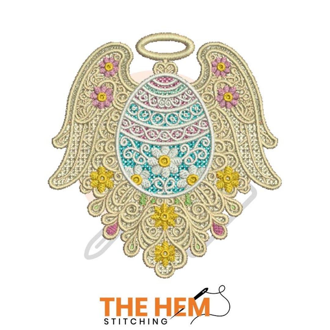 FSL Easter Egg Embroidery Design - Etsy