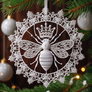 Queen Bee FSL Embroidery Design - Etsy