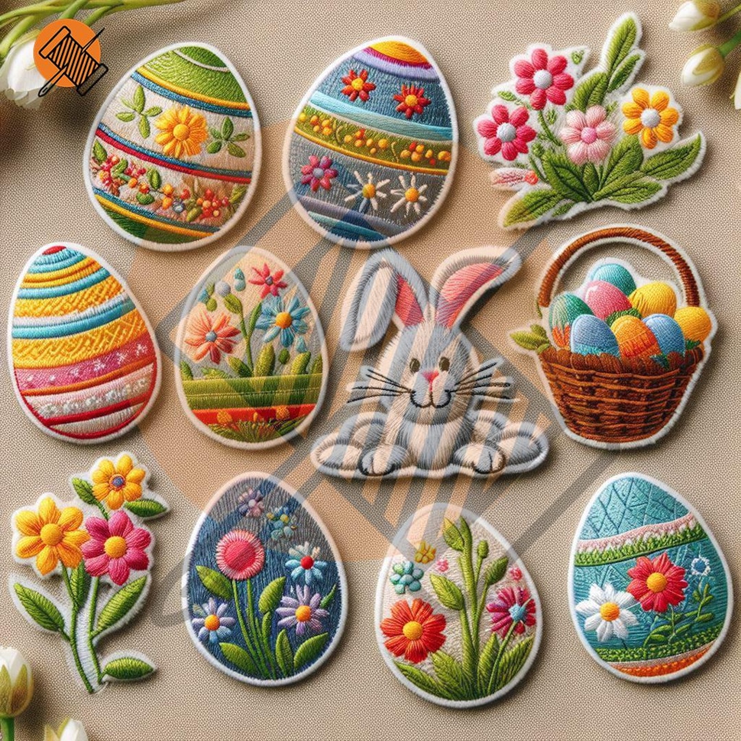 Easter Bundle 2 | Machine Embroidery Patterns - Etsy