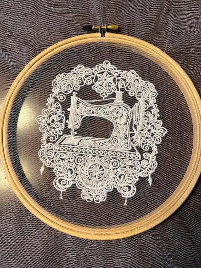 Sewing Machine FSL Embroidery Design - Etsy