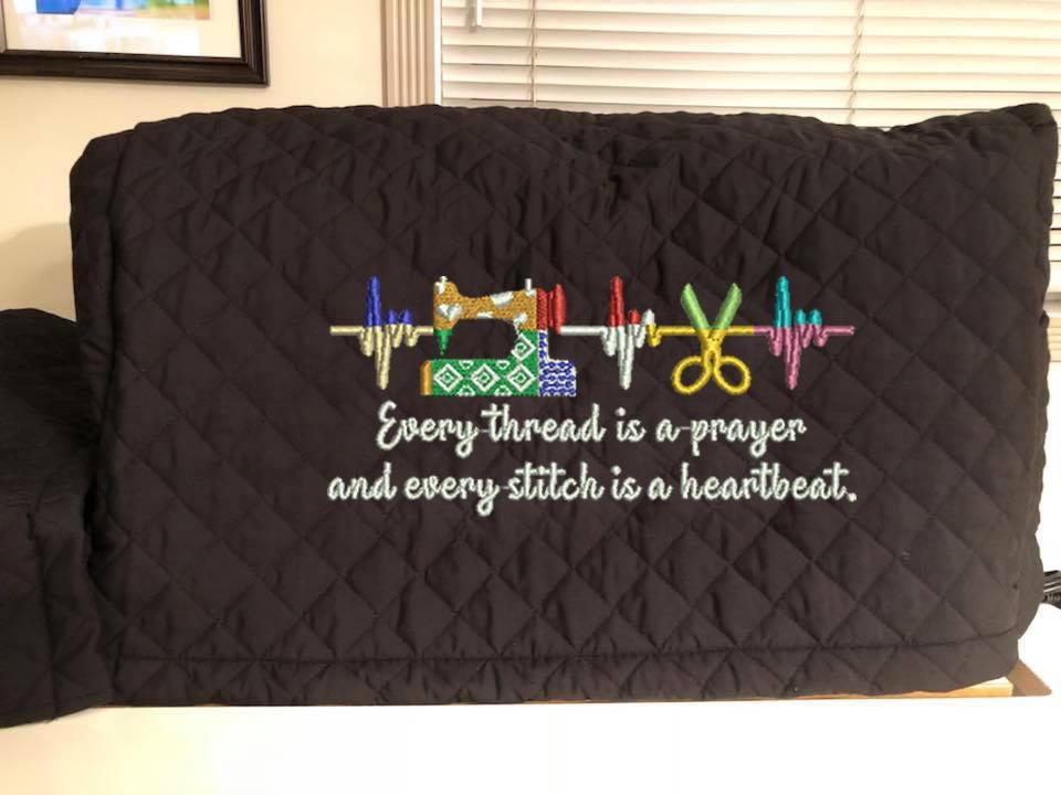 Heartbeat Sewing Machine Embroidery Design - Etsy