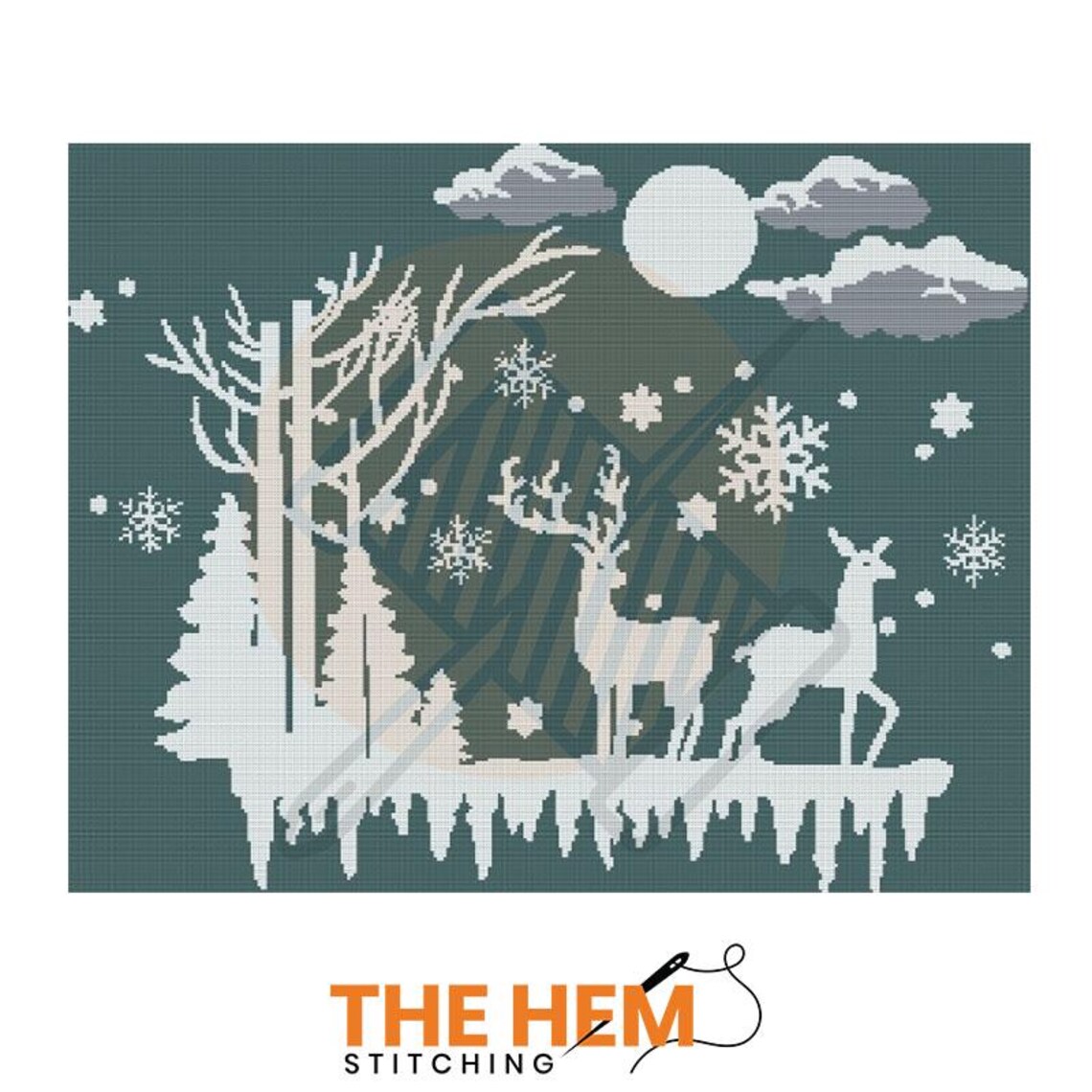 Winter Season Cross Stitch - Etsy