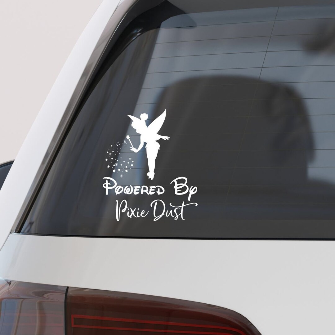 Powered by Pixie Dust Decal - Etsy