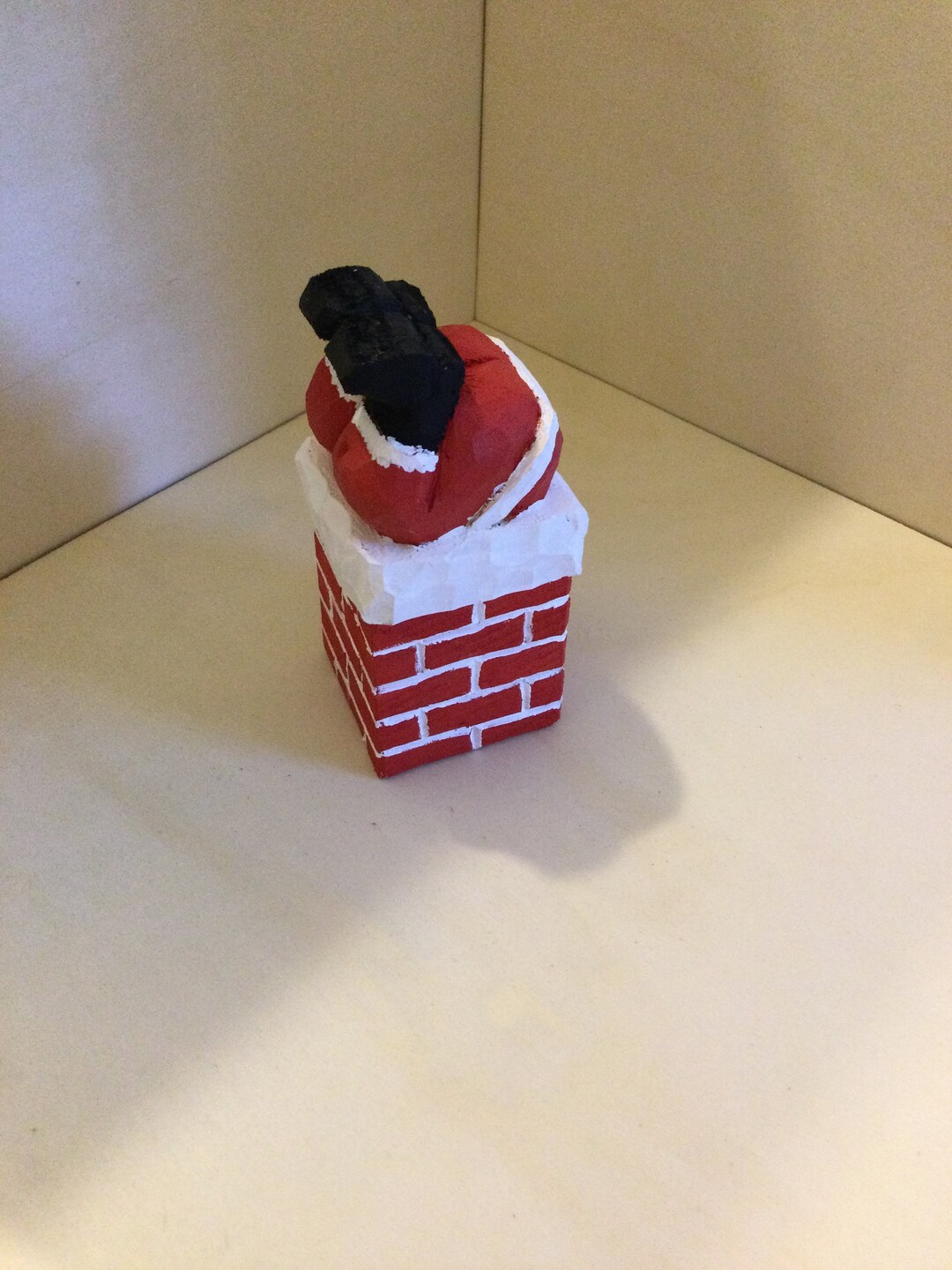 Hand Carved Santa Container - Etsy