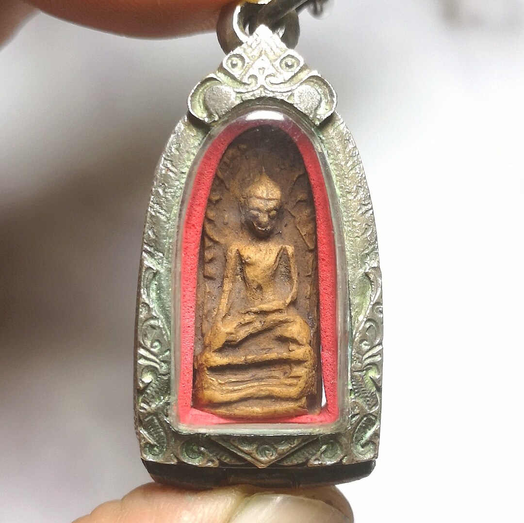 Thai Phra Rod Clay Amulet Pendant: Blessed Protection, Lucky Success - Etsy