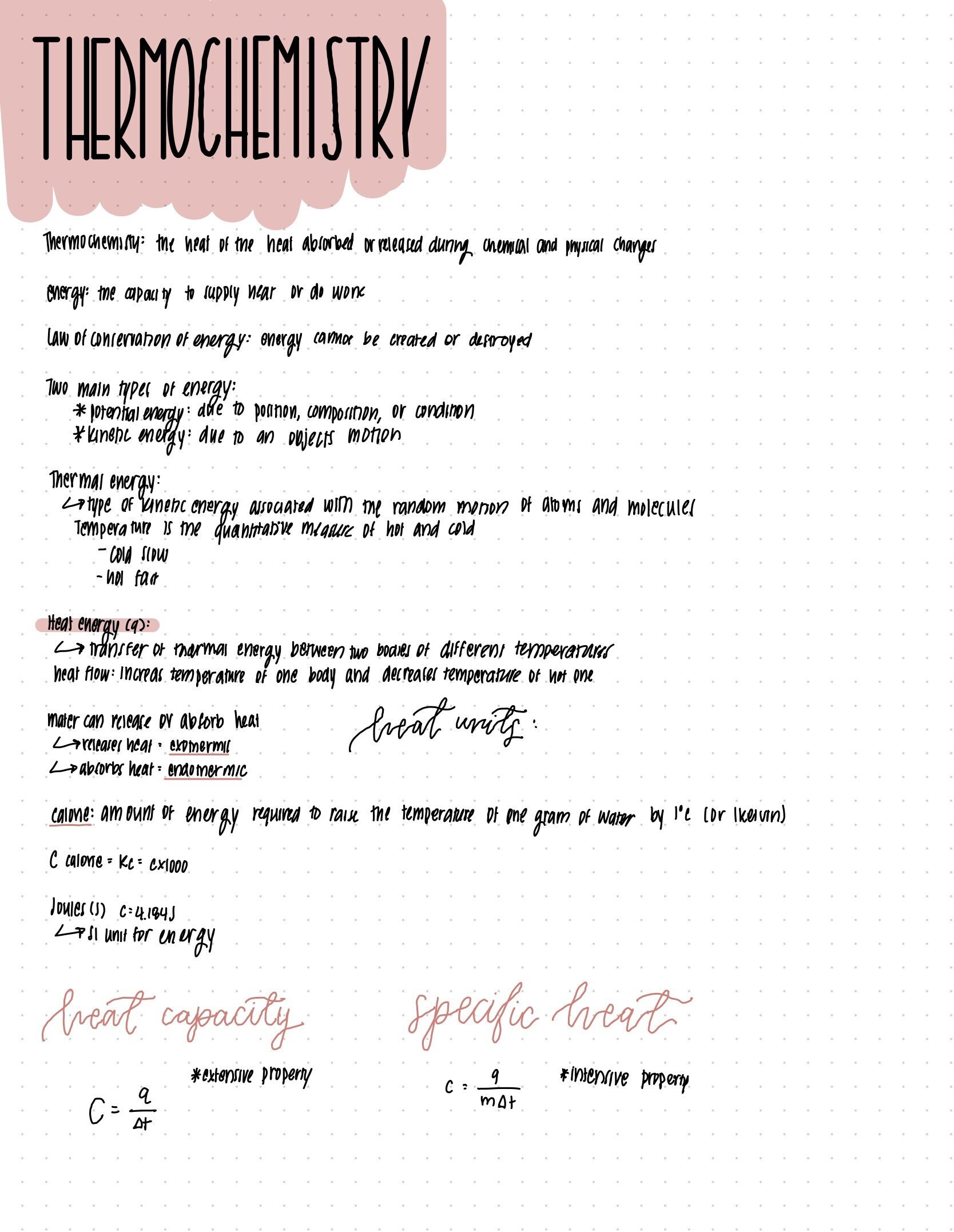 Chapter 5 Chemistry Notes and Examples - Etsy