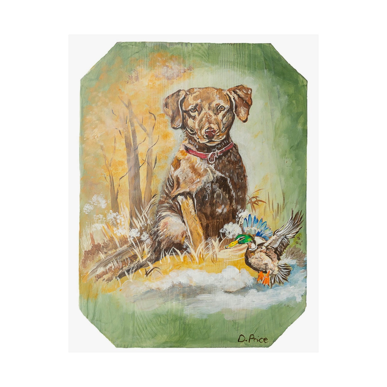 Chocolate Lab Duck Hunting - Etsy