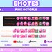 Pink Octopus Emote for Streamer Twitch Emote Discord Emote Pack - Etsy