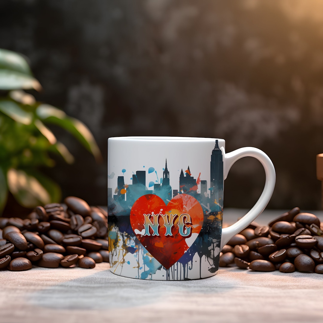 New York City Coffee Mug, New York City Mug, New York Mug, New York Mug ...