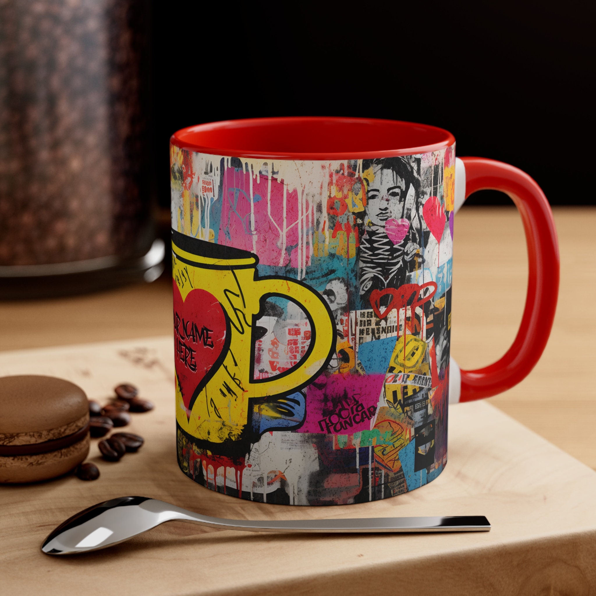 Personalized Graffiti Mug Custom Graffiti Mug Street - Etsy
