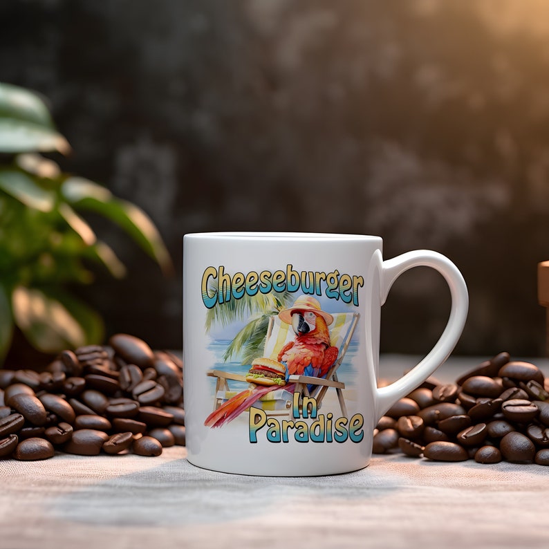 Cheeseburger in Paradise Coffee Mug, Cheeseburger in Paradise Jimmy ...