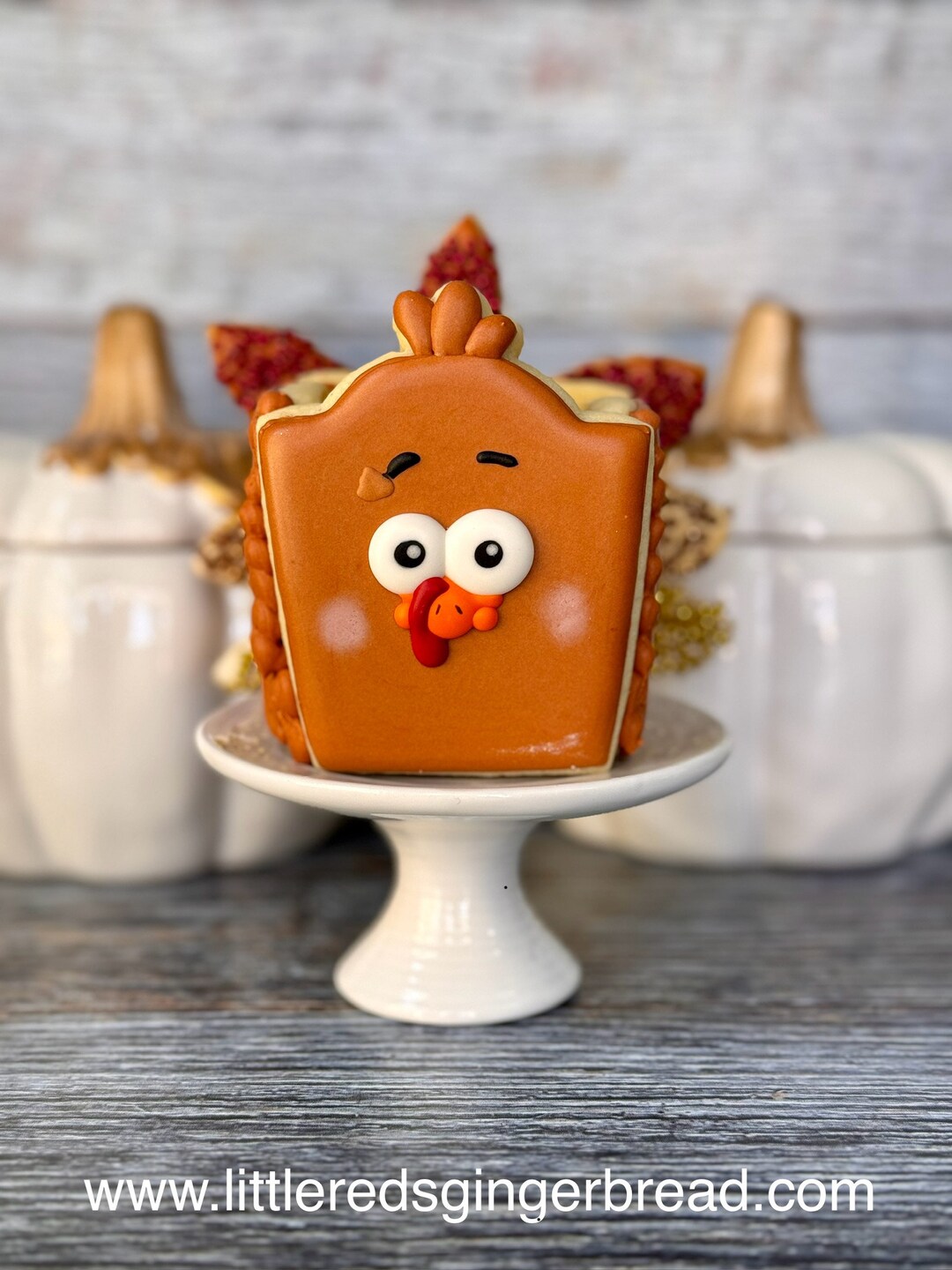 3D Turkey Cookie Box - Etsy