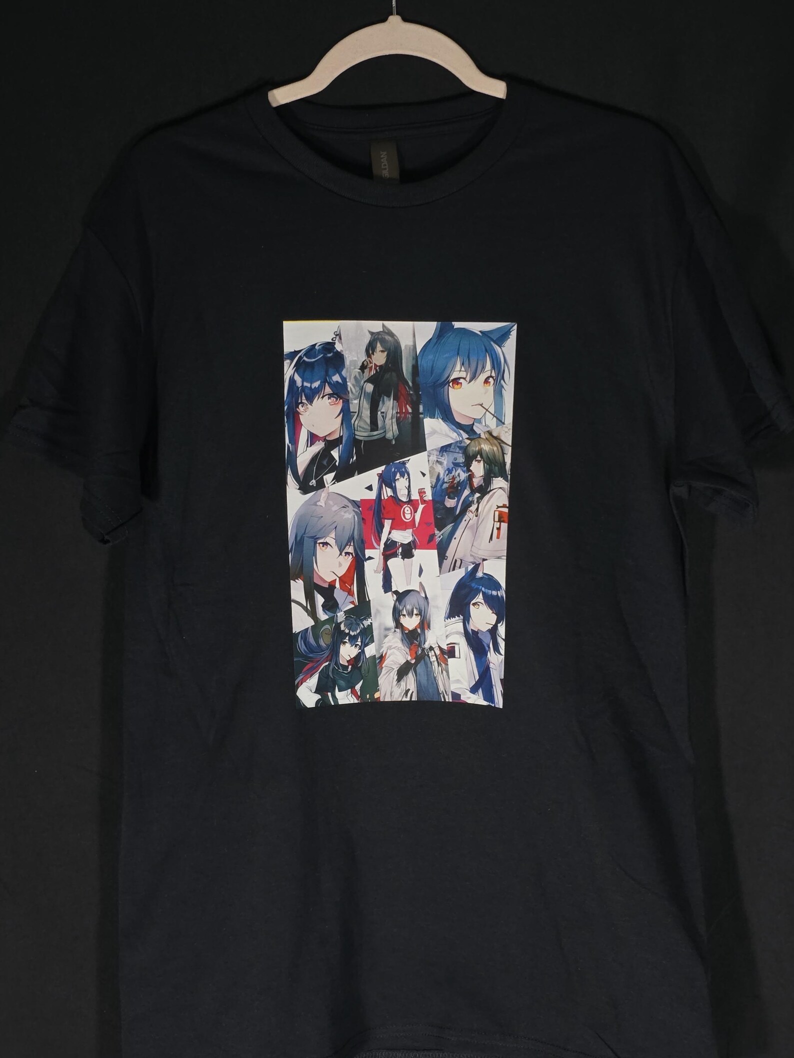 Texas/ Arknights Collage Unisex T-shirt, Casual Graphic Tee for Anime ...