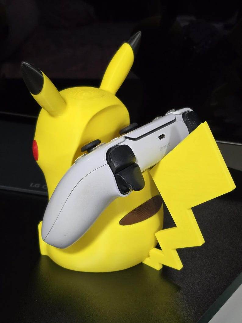 Pikachu Inspired Console Control Universal 3D Printed Stand - Etsy