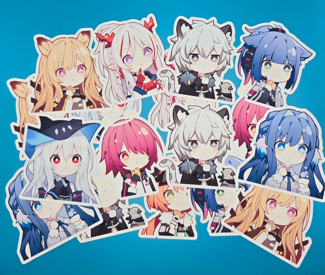 Arknights Chibi 8 Pce Stickers Set - Etsy