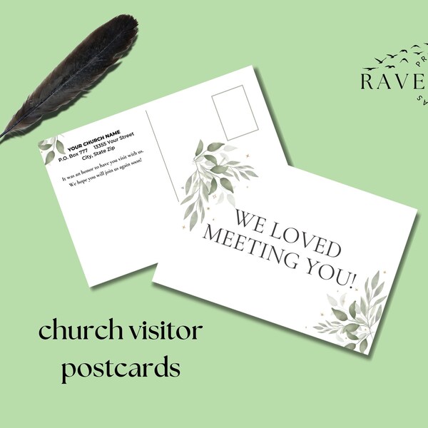 Church Postcard - Etsy