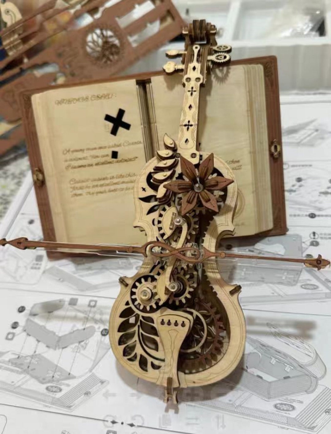Create Your Own Musical Masterpiece Cello Music Box Music - Etsy