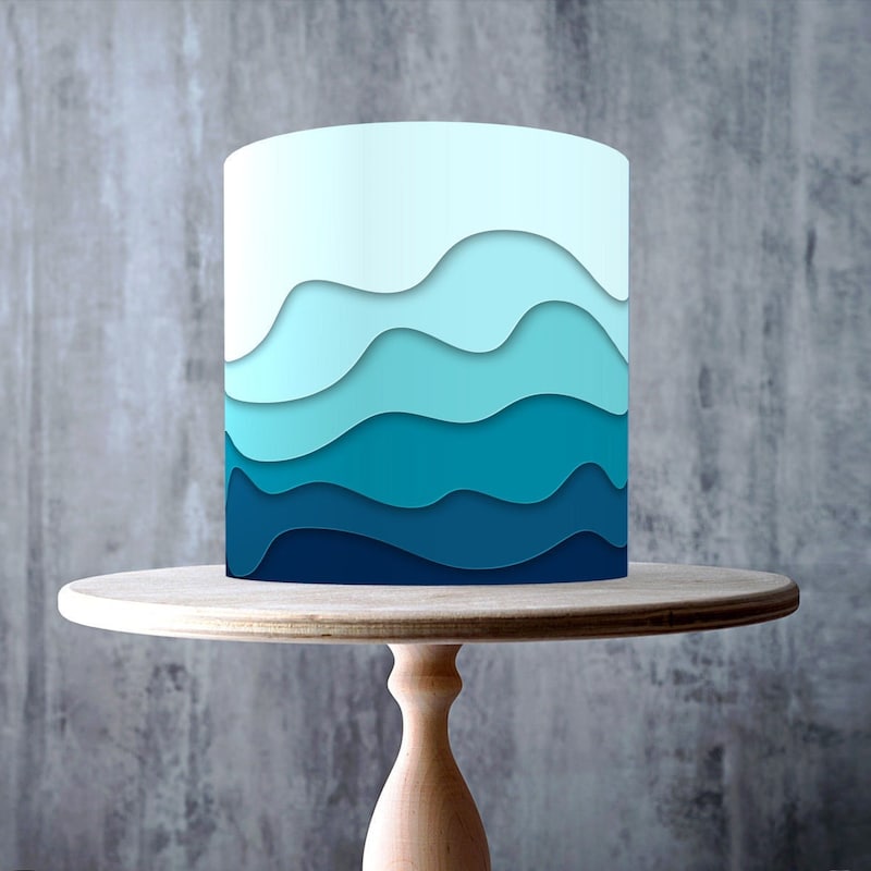 Blue Fondant Sheet - Etsy UK