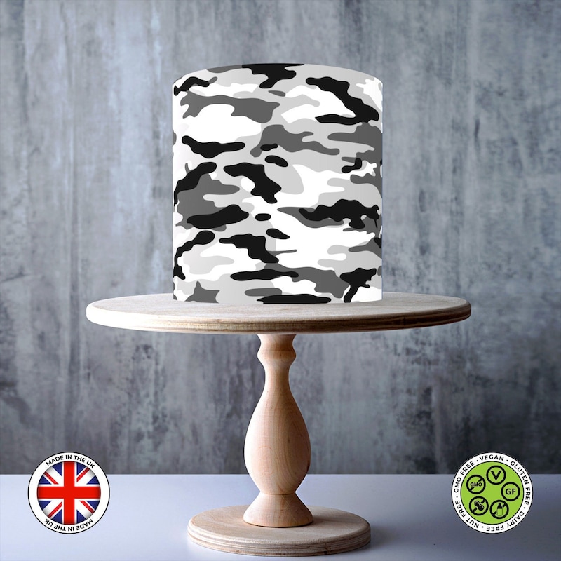 Camo Wedding Cake Topper - Etsy