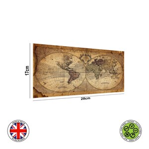 Vintage Old World Map Wrap Around Edible Cake Topper, ICING Sheet ...