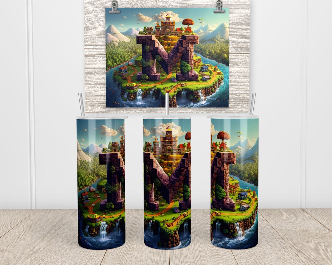Minecraft PNG, Gaming Tumbler Wrap Sublimation Design, Minecraft ...