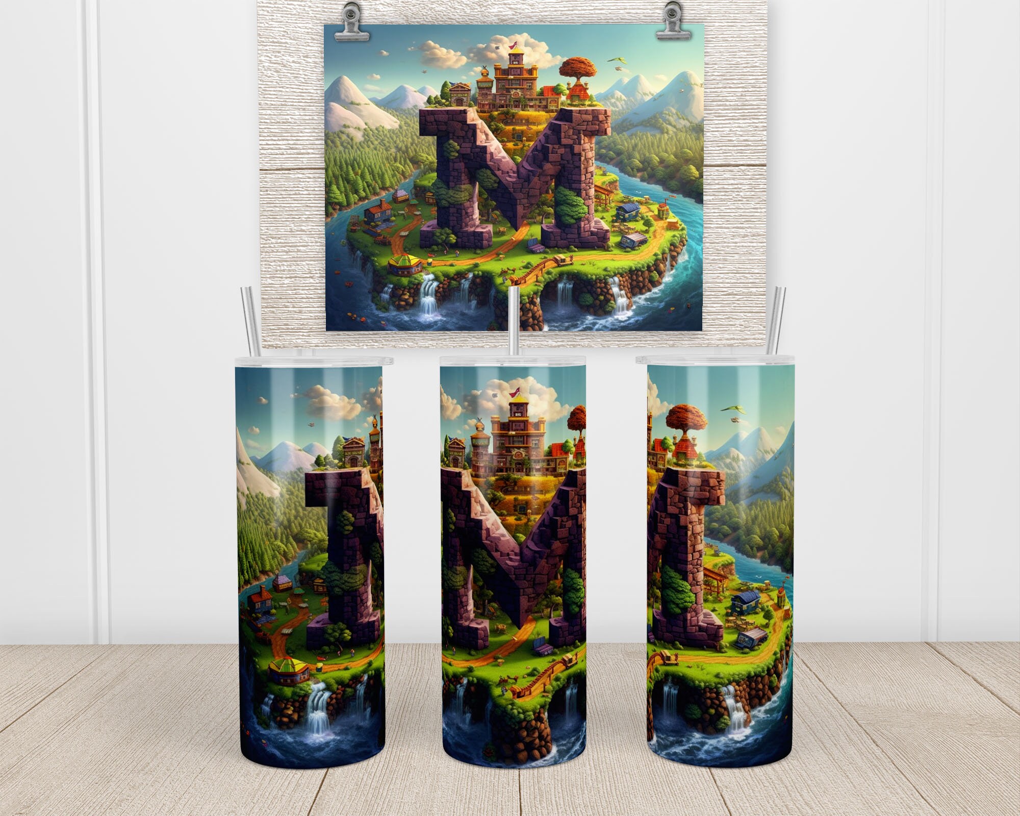 Minecraft PNG, Gaming Tumbler Wrap Sublimation Design, Minecraft ...