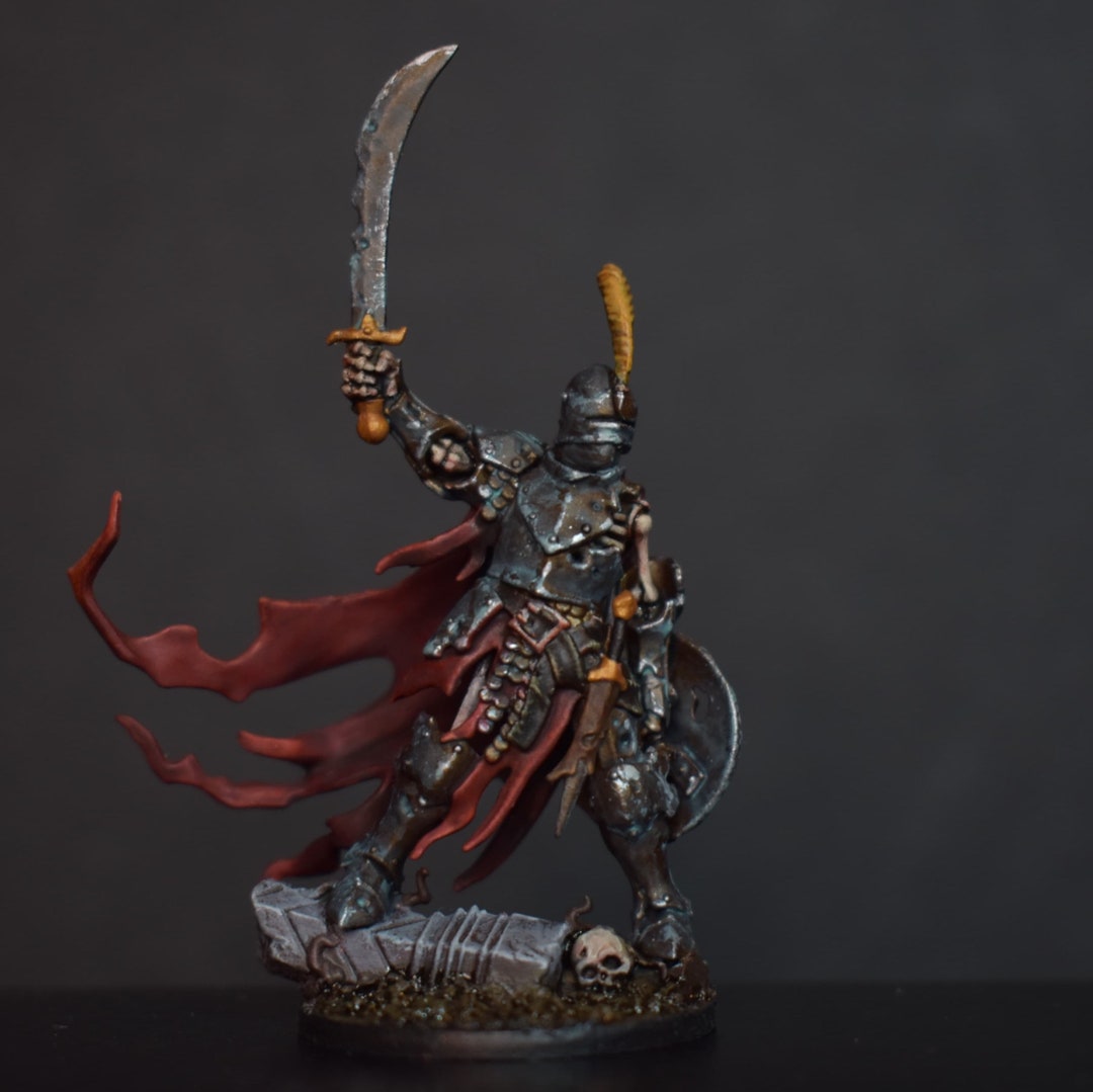 Skeleton Captain - Painted for Wargaming (warhammer Mordheim Dnd ...