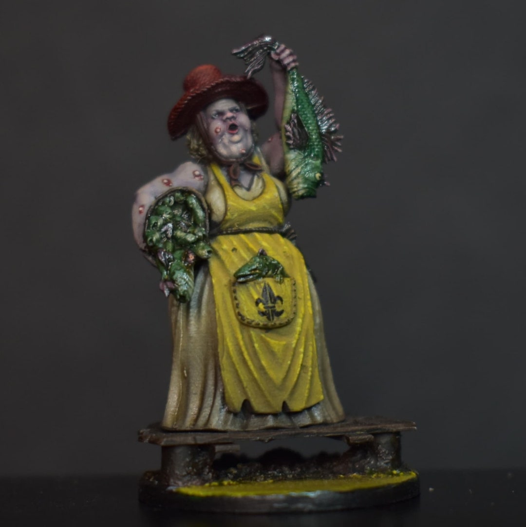 Fish Woman Painted for Wargaming warhammer Mordheim Dnd Dungeons ...