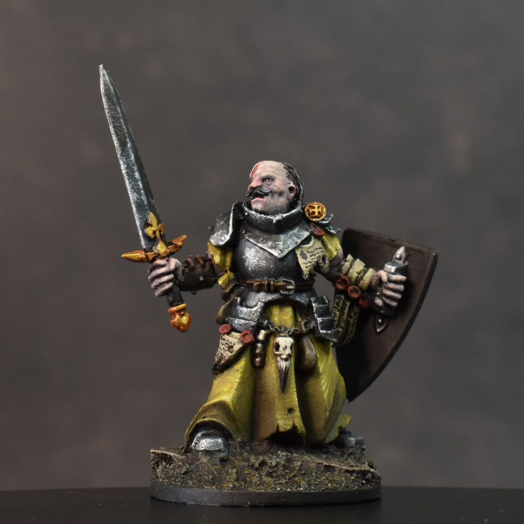 Warrior Priest - Painted for Wargaming (warhammer Mordheim Dnd Dungeons ...