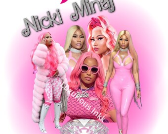 Nicki Minaj Onika Tanya Maraj-petty Rapper Hiphop - Etsy