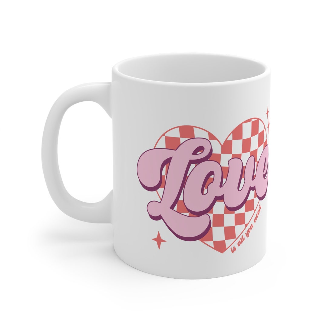 Love With Checkered White and Red Heart and Big Red Heart of Hearts ...