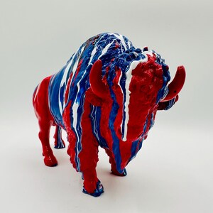 Drip Painted Football Buffalo! - Etsy