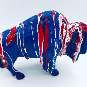 Drip Painted Football Buffalo! - Etsy
