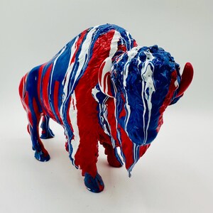 Drip Painted Football Buffalo! - Etsy