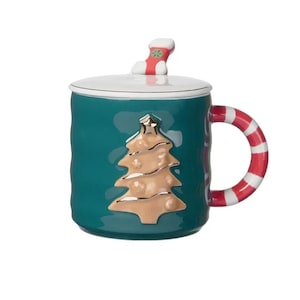 Christmas Mug Christmas Tree Mug Hot Chocolate Mug Christmas Gift ...