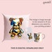 3D Gold Teddy Bear Clip Art in PNG Format Perfect for Commercial Use in ...